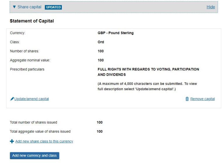 How to file a confirmation statement with Companies House
